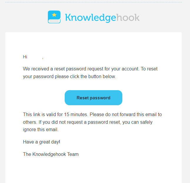 How to Reset Your Password on Knowledgehook – Knowledgehook