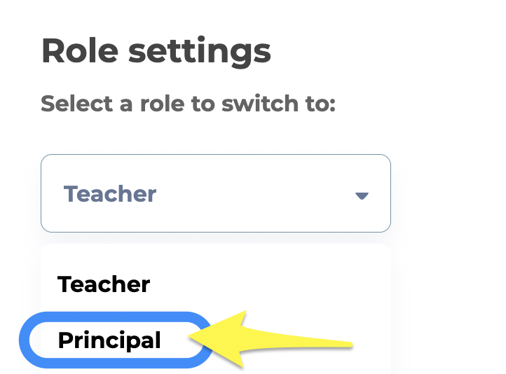 Changing your Role to Principal – Knowledgehook