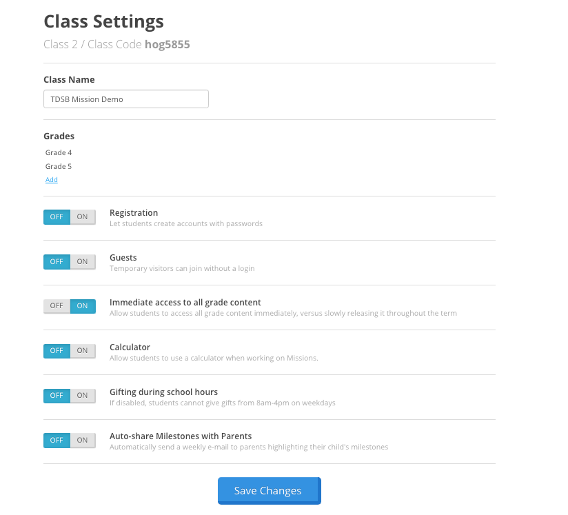 How to Change a Student's Grade Level – Knowledgehook