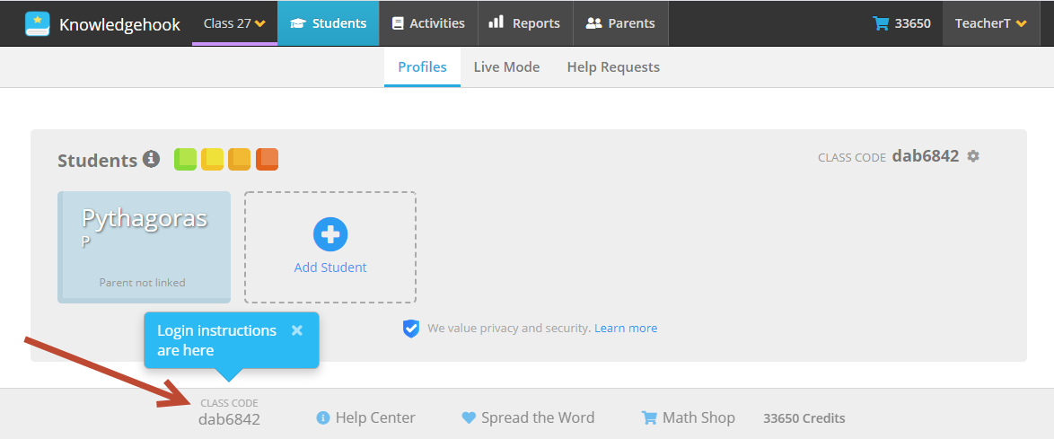 How Students Join or Login to Knowledgehook in a Manually Created Class ...